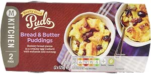 Morrisons Twin Pack Bread & Butter Pudding 250g : Amazon.co.uk: Grocery
