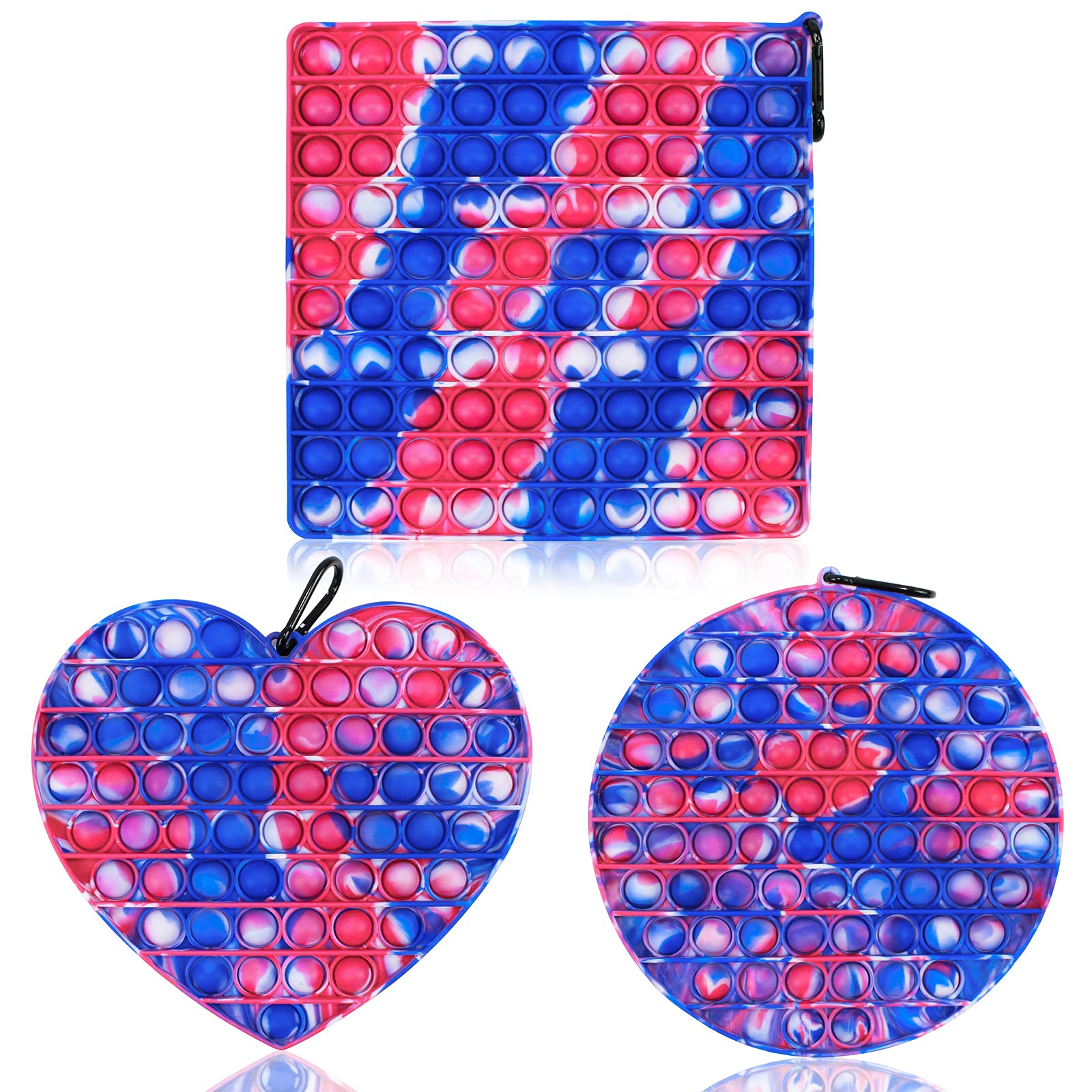 JJ KANGMEILU Big Size Push Pop Its Bubble Sensory Fidget Toys ,Large ...