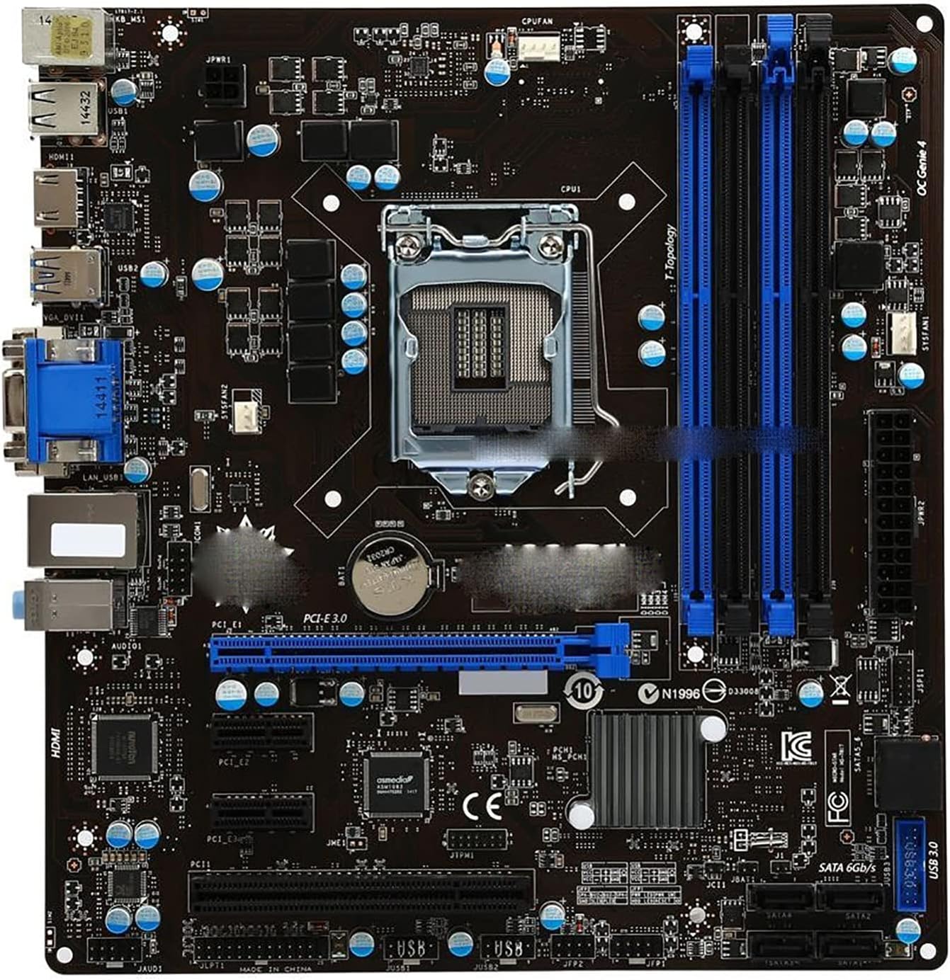 Amazon.com: Bonilaan Fit for MSI B85M-E45 Motherboard LGA 1150 Intel B85 Core I7 I5 I3 Pentium ...