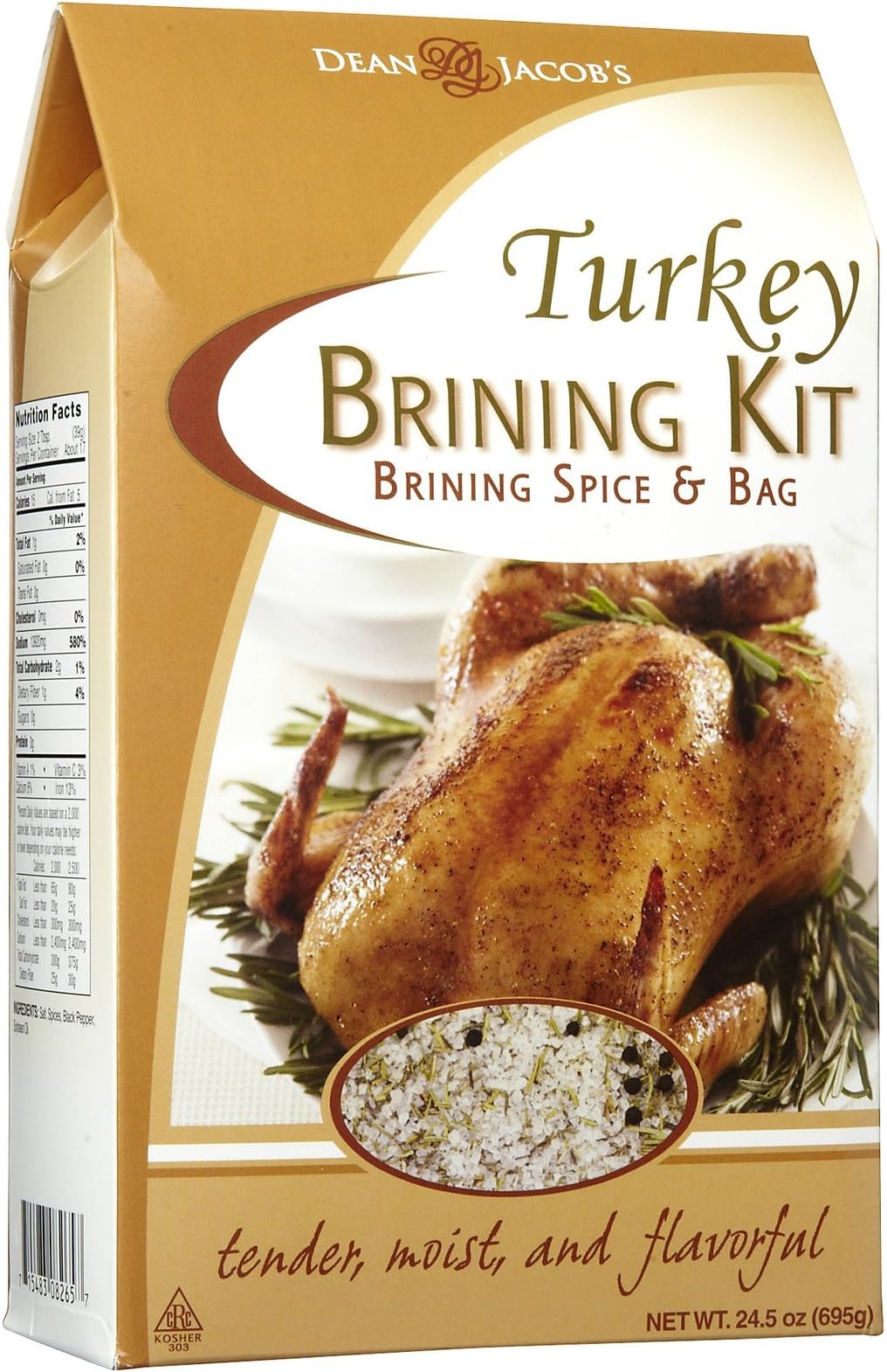 Amazon.com : Dean Jacobs Turkey Brine Kit, 24.5 oz : Grocery & Gourmet Food