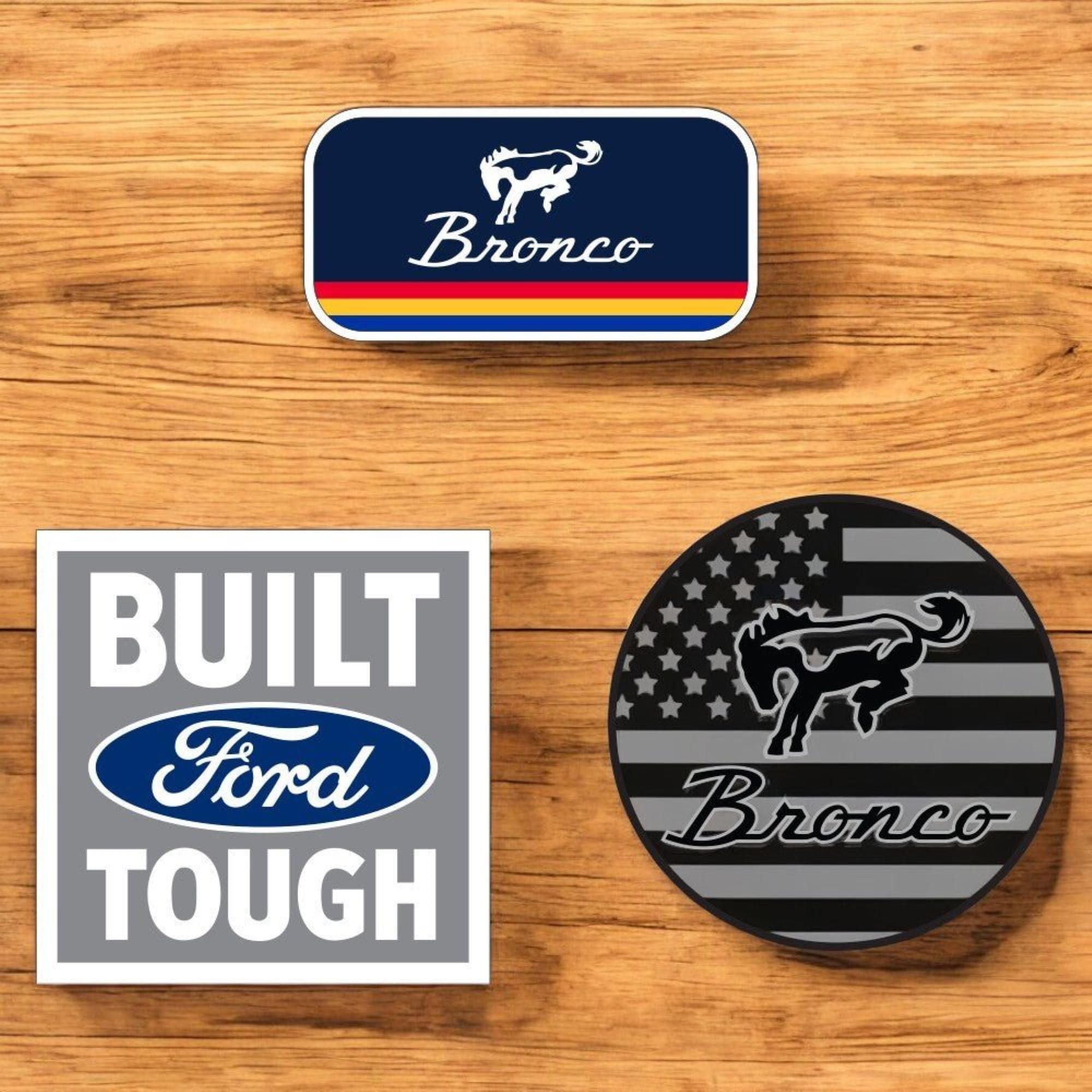 Snapklik.com : Ford Bronco Built Wild Logo Insulated 20 Oz Travel ...