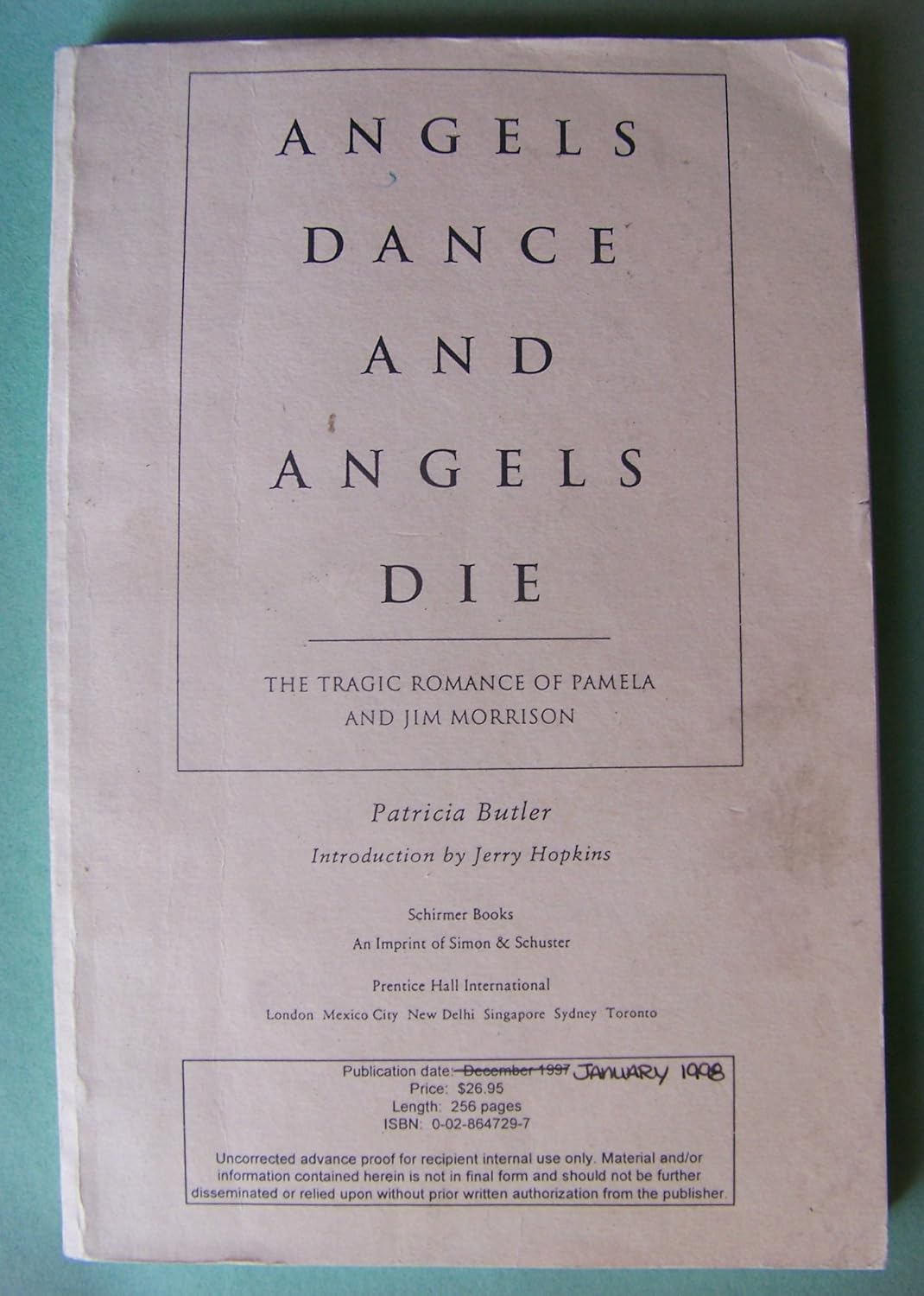 Angels Dance and Angels Die: The Tragic Romance of Pamela and Jim ...