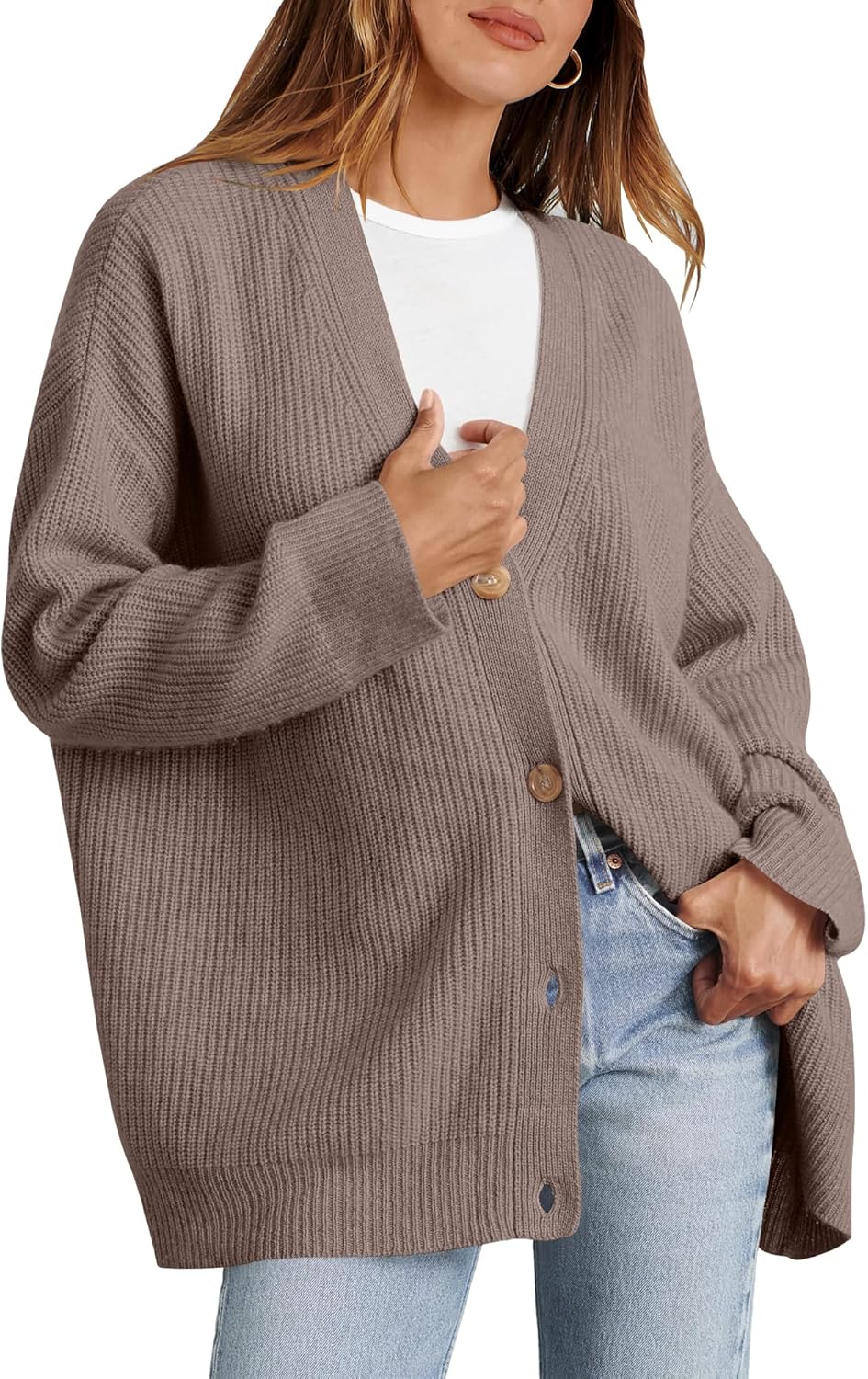 Brandclub - Caracilia Women's Oversized Cardigan Sweaters Long Sleeve ...