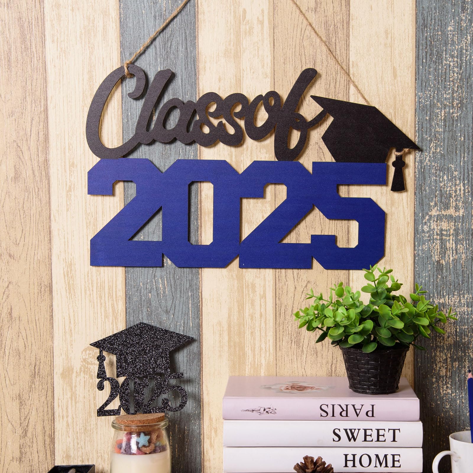 Snapklik.com : Class Of 2025 Wooden Sign 2025 Graduation Decorations ...
