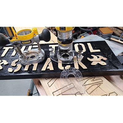 DEWALT DWP611PK 1.25 HP Variable Speed Compact Router Combo with LED ...