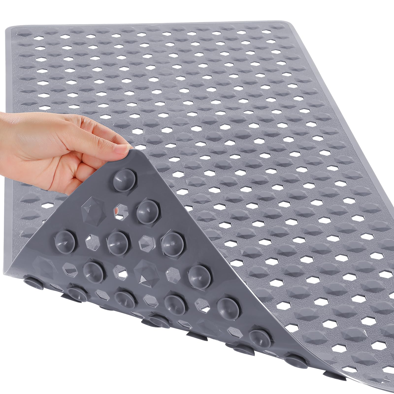 Amazon.com: Yimobra Bathtub Shower Mat, Long Non Slip Bath Mats for Tub ...