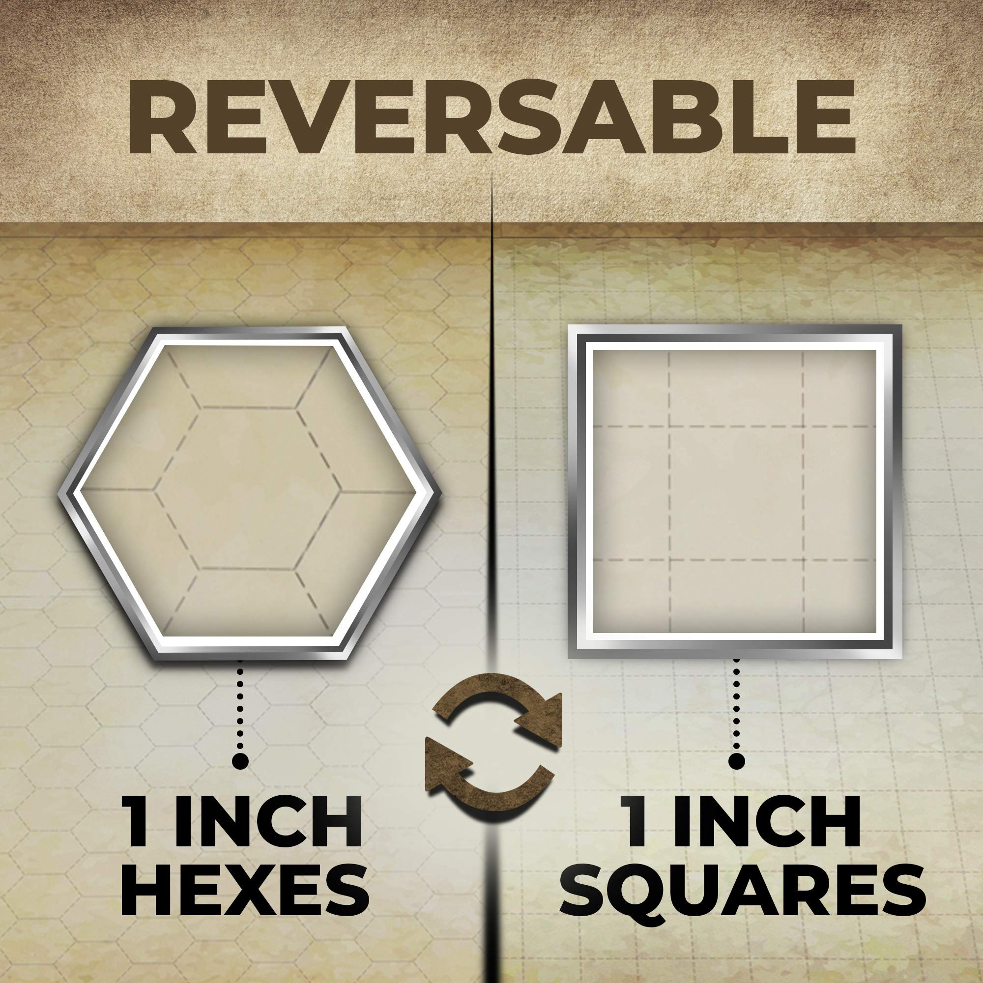 Buy EVERGAME Foldable Reusable DND Mat for Usage with Dungeons and ...