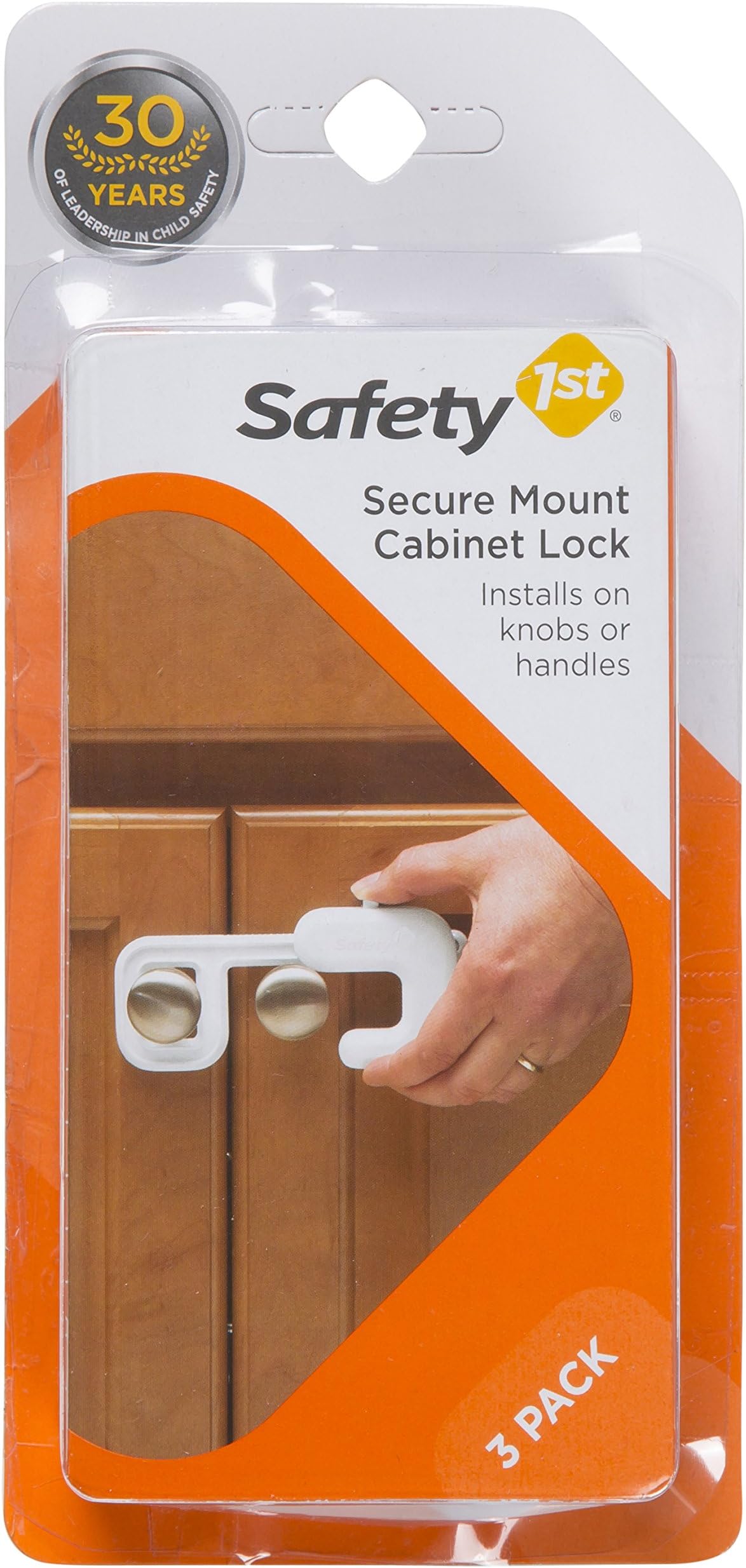 Amazon.com: Safety 1st Secure Mount Cabinet Lock, 3 Count : Everything Else