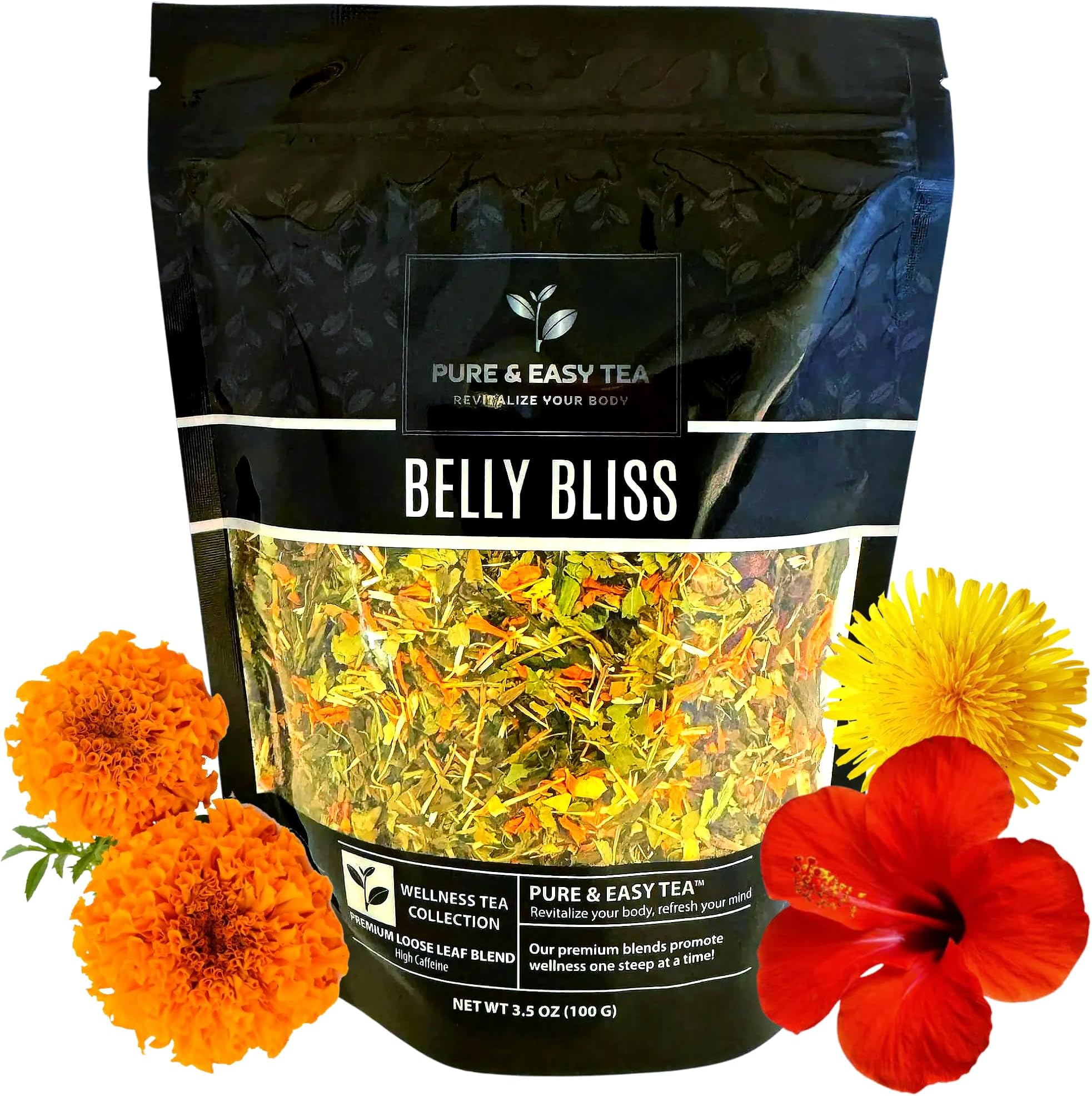 Amazon.com : Pure And Easy Tea, Belly Bliss, Cleanse & Detox Tea, Supports Healthy Weight, Helps ...