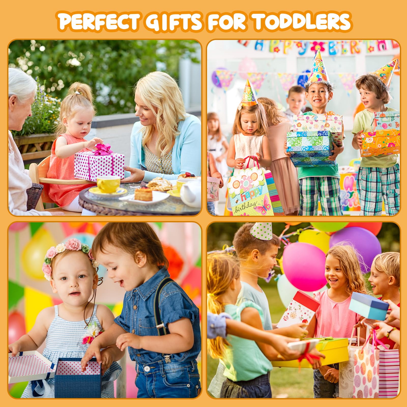 Snapklik.com : Wooden Puzzles For Toddlers, 4 Pcs Peg Puzzles For Kids ...