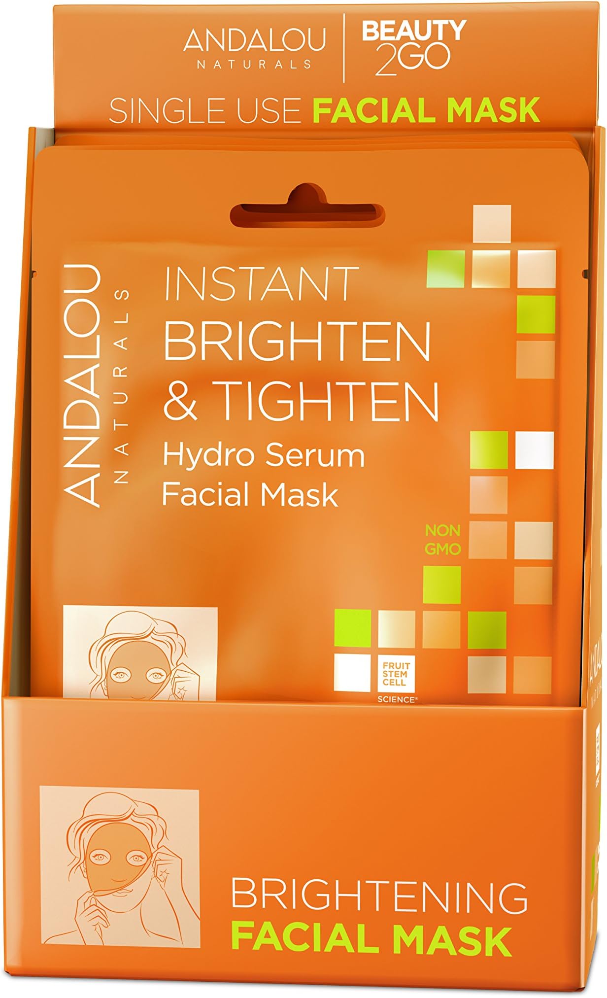 Amazon.com : Andalou Naturals Instant Brighten and Tighten Hydro Serum ...