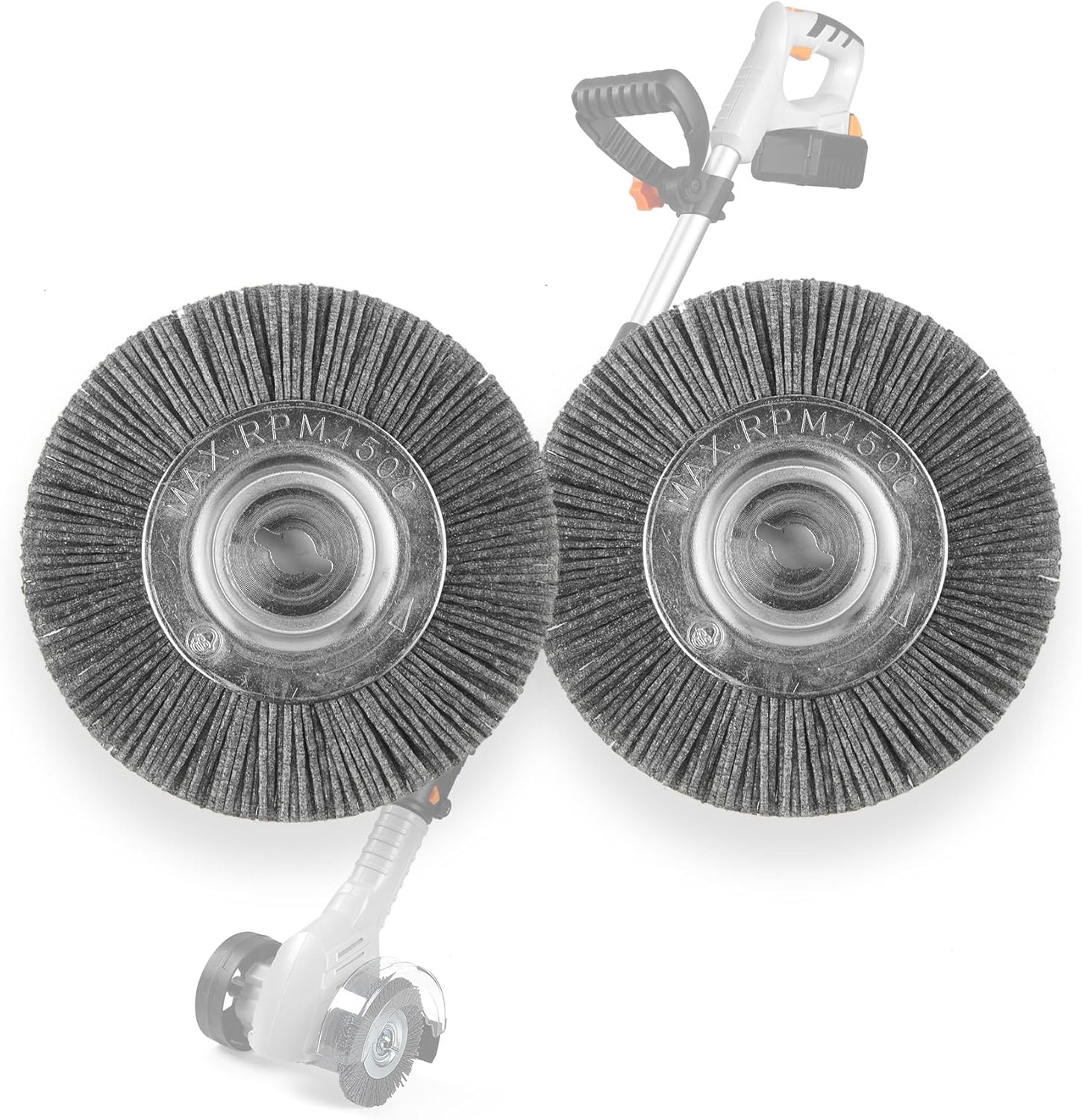 VonHaus Weed Remover Replacement Nylon Wheel Brushes Pack of 2 – Spare ...