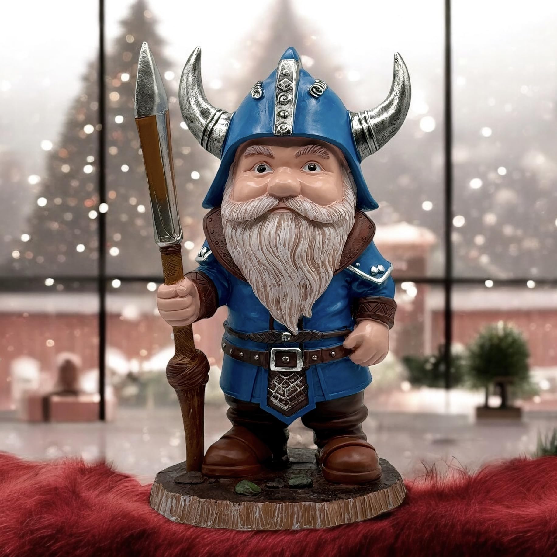 Amazon.com: Garden Gnome Statue - Scandinavian Viking Figurine for ...