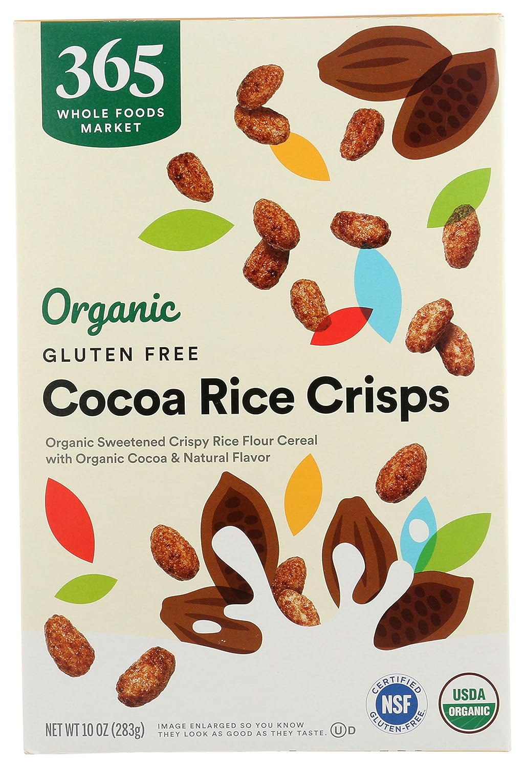 Amazon.com : 365 by Whole Foods Market, Organic Cocoa Crisps Cereal, 10 ...