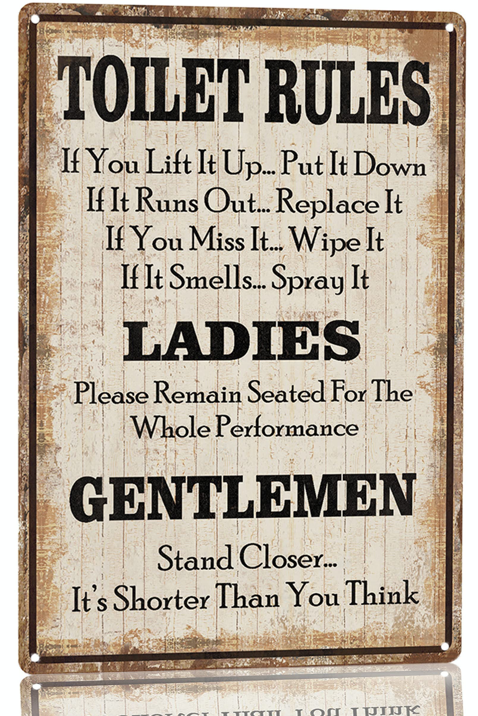 Funny Toilet Rules Toilet Rules Funny Bathroom If You Lift It Put It