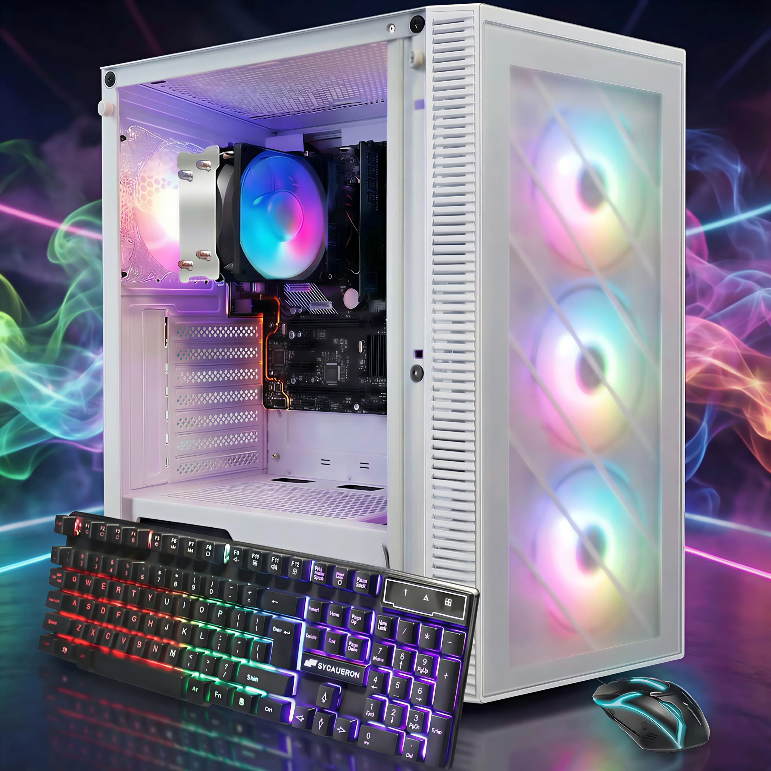 Snapklik.com : RGB PC Computer Desktop, AMD Ryzen 7 5700G Up To 4.6G ...