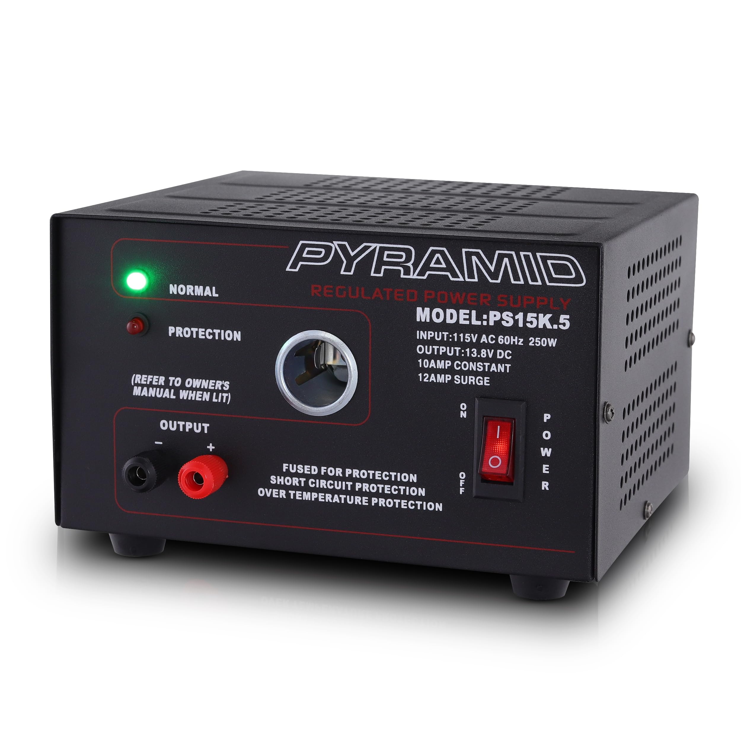 Snapklik.com : Pyramid Universal Compact Bench Power Supply - 10 Amp ...