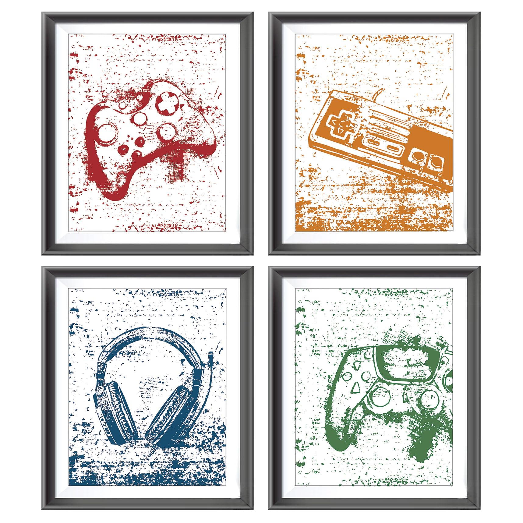 Amazon.com: Retro Video Game Gaming Poster Prints for Home Boys Room ...