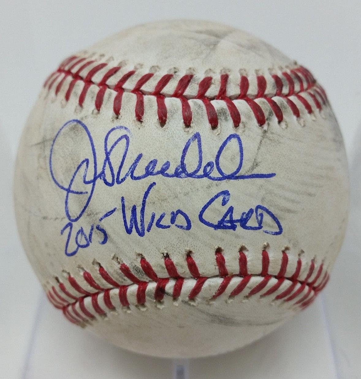 Joe Maddon Signed 2015 Nl Wild Card Game Used Baseball Chc@pit 10/7/15 ...