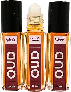 Oud Roll-On Perfume - Long-Lasting Fragrance with Agarwood, Rose, and ...