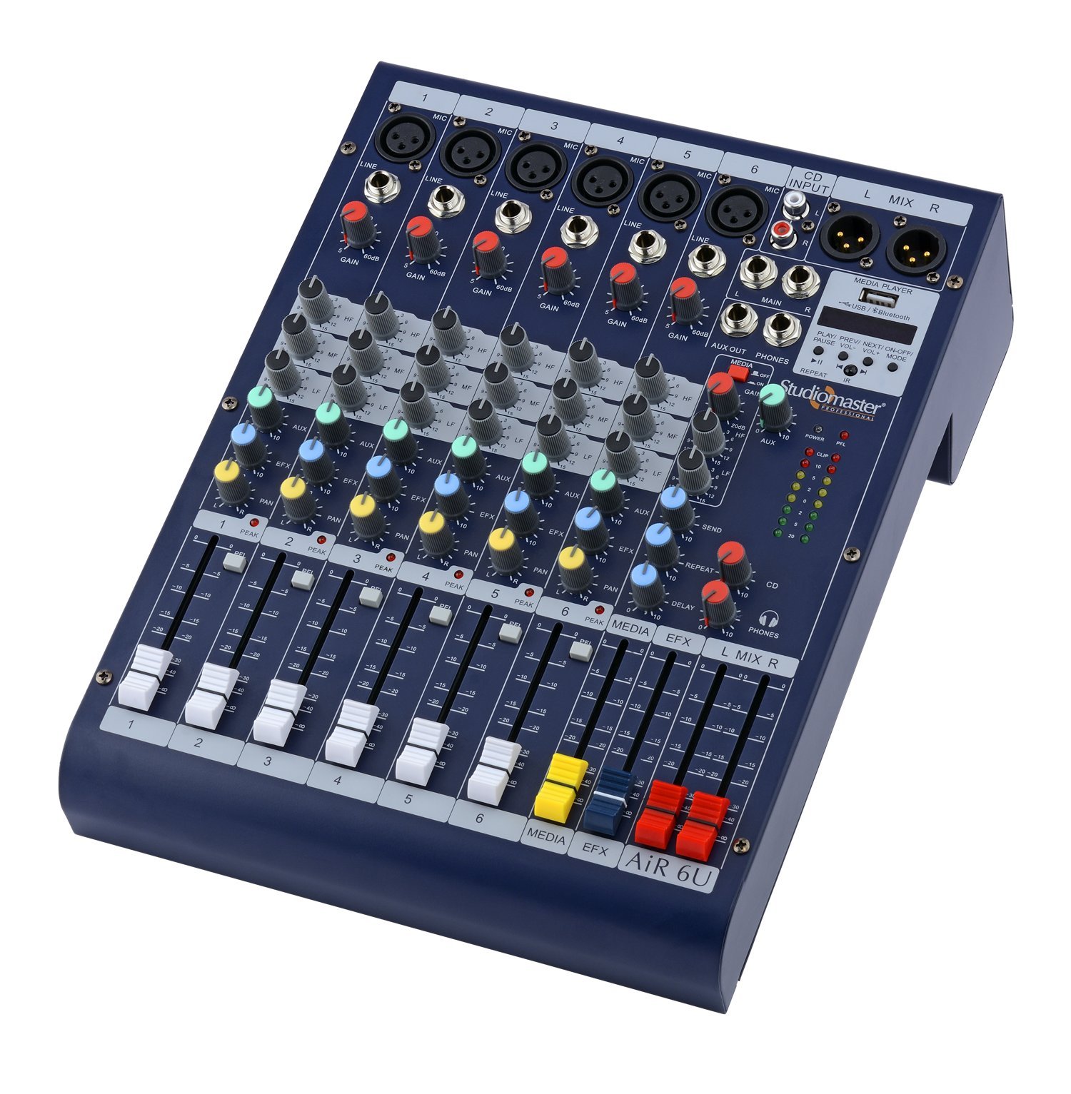 Studiomaster Studio Master Air 6U (6 Channel Mixer) With USB Option ...