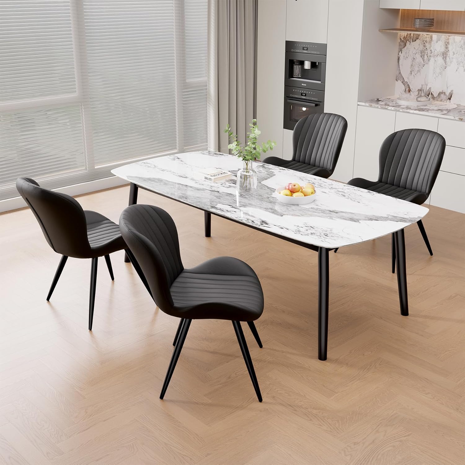 Amazon.com - Nalupatio Dining Chairs Set of 4, Modern Dining Room ...