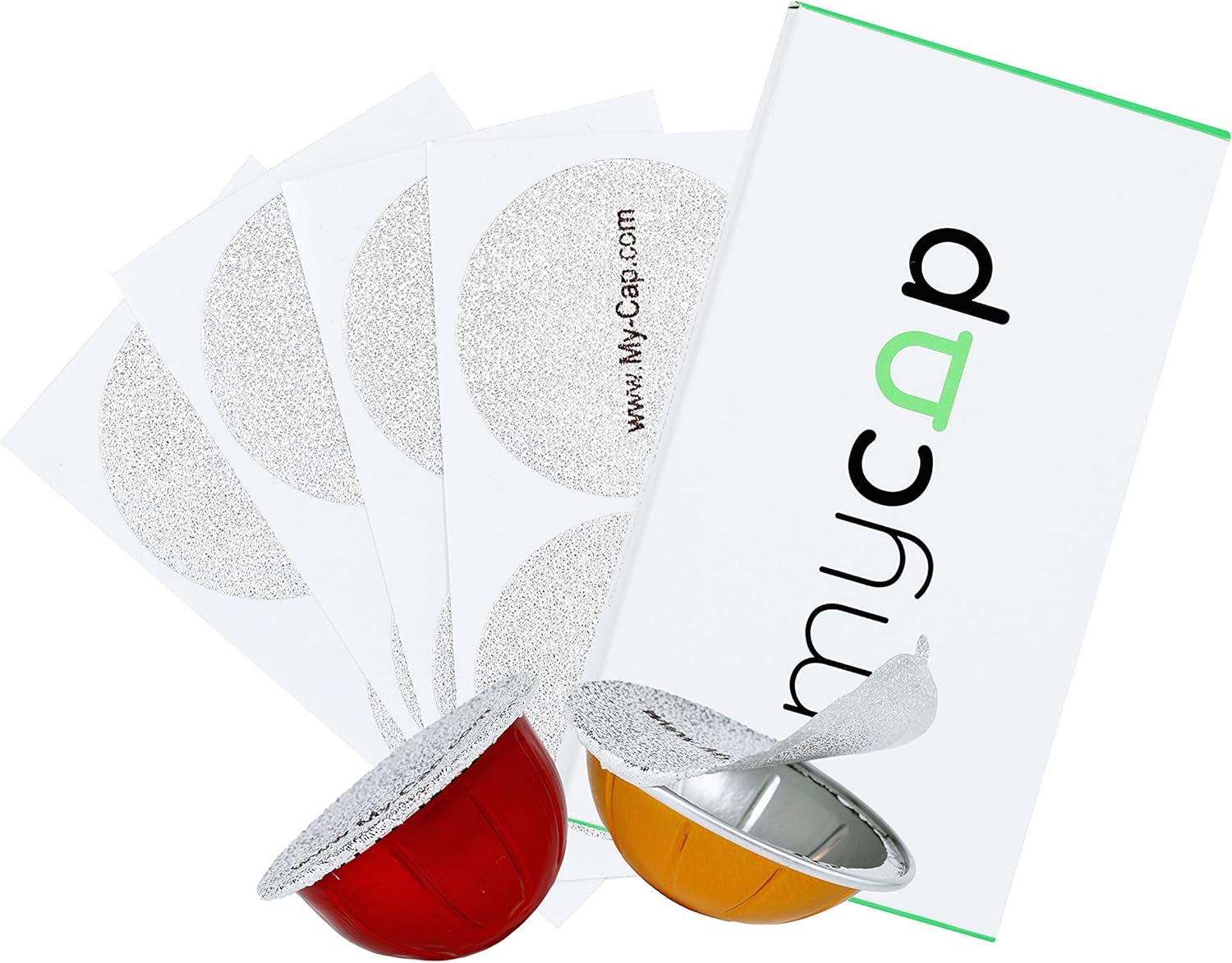 Amazon.com: My-Cap Foil Seals Compatible with Nespresso VertuoLine ...