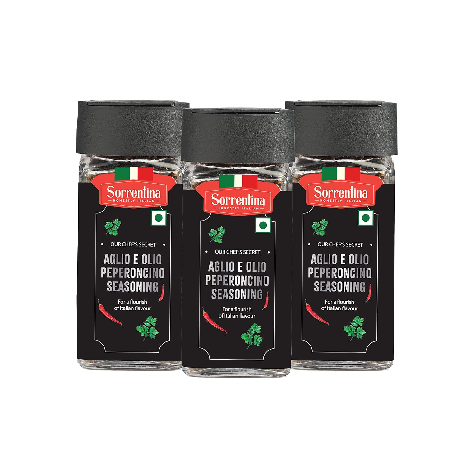 Sorrentina Aglio Olio Peperoncino Seasoning 40gx3 (120g) I Authentic Recipe I Made with Real ...