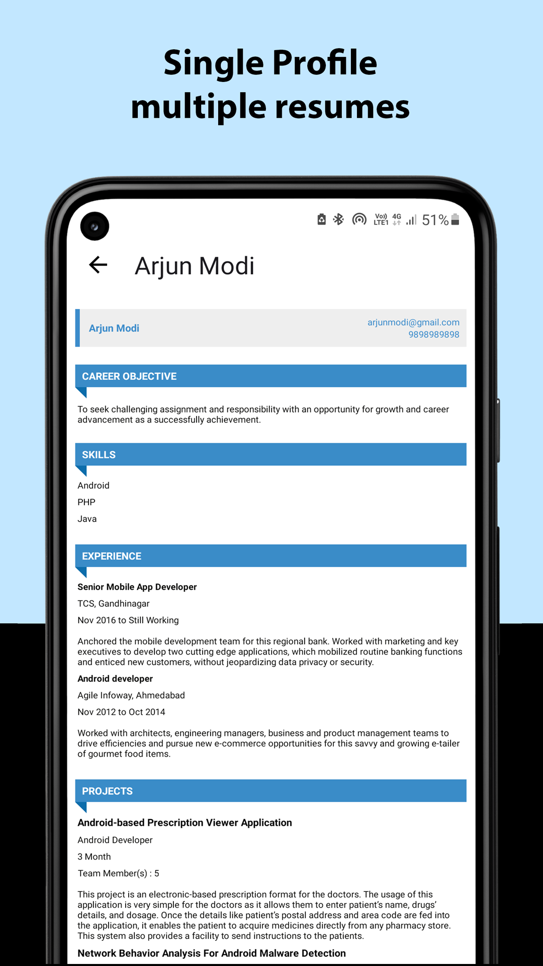 Resume Builder - Resume Creator Free CV Maker - App on Amazon Appstore