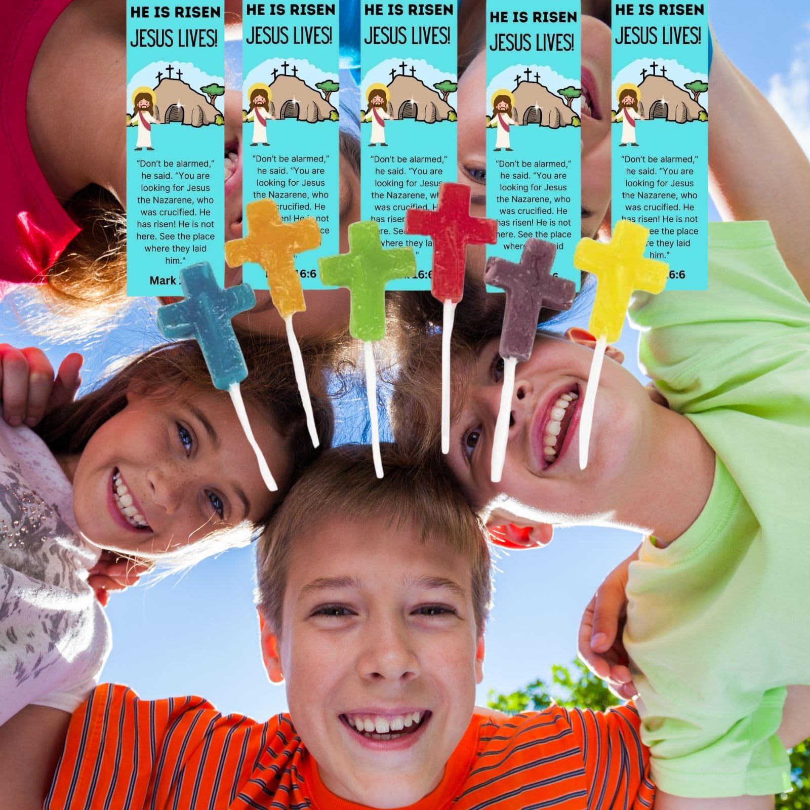 Sunday School Books For Adults 24 Sets Easter Cross Lollipops With He ...
