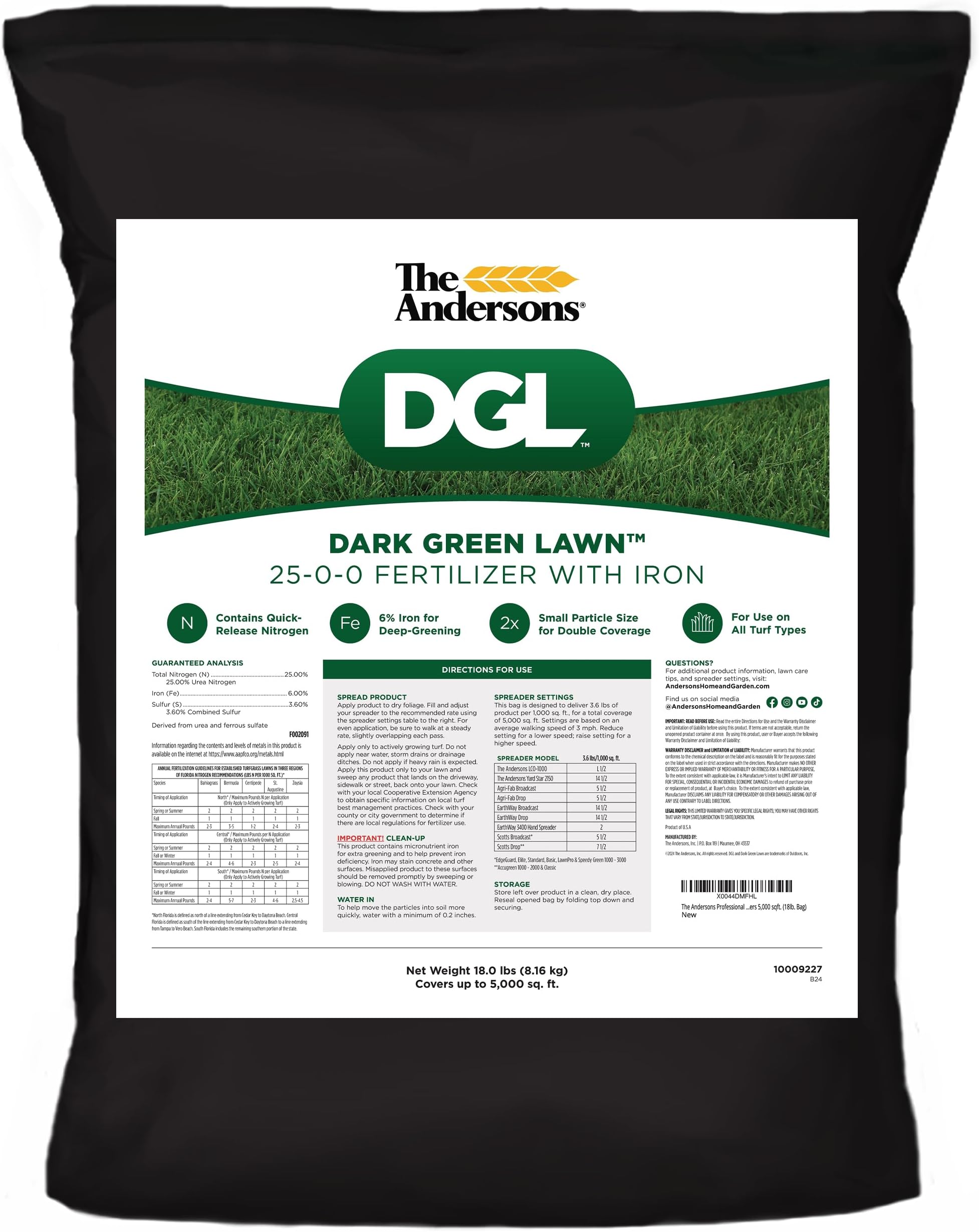 Amazon.com : Safer Brand Ringer Lawn Restore, Lawn Fertilizer - 25 ...