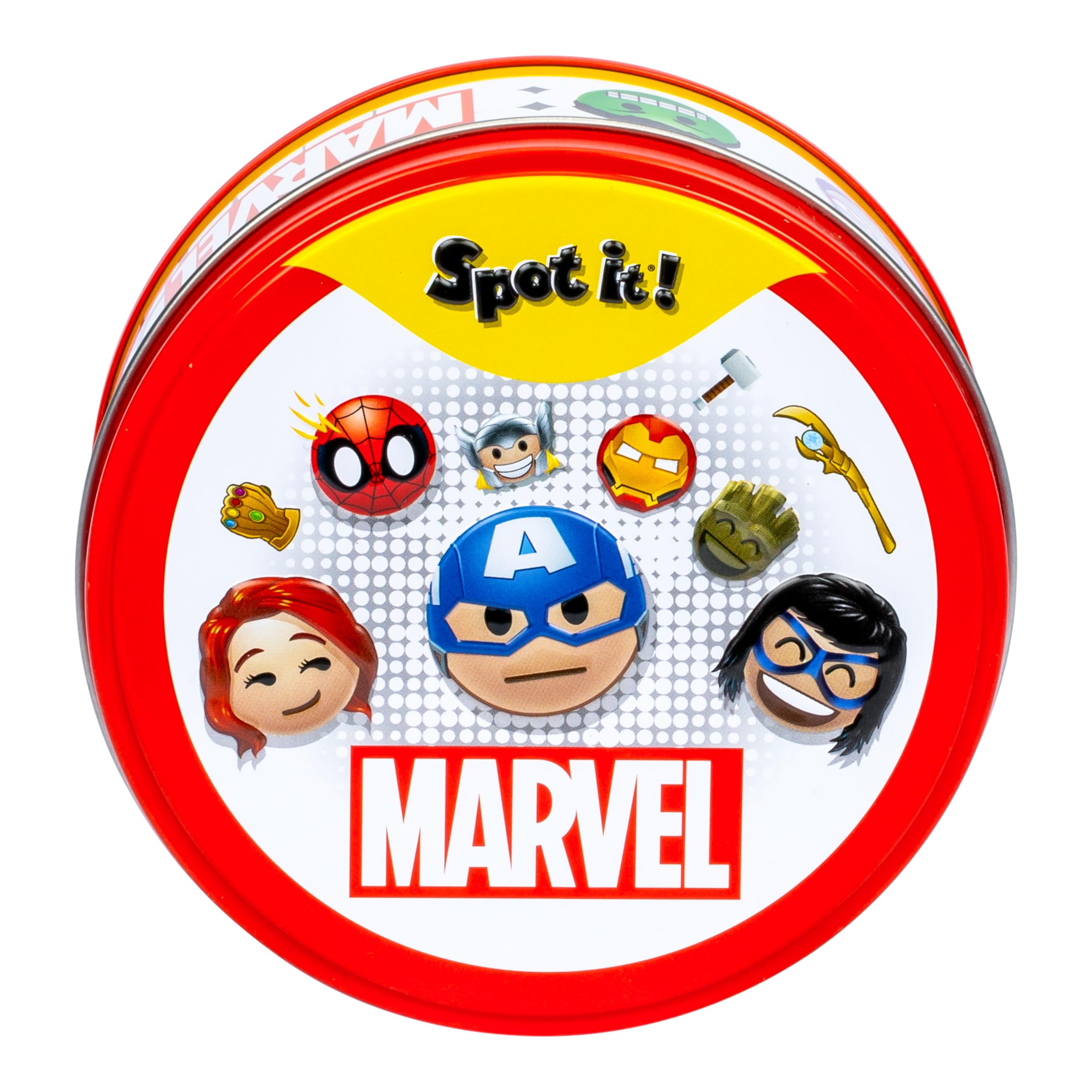 Spot It! Marvel |Spiderman, Iron Man & More! | Fun Family Card Game for ...