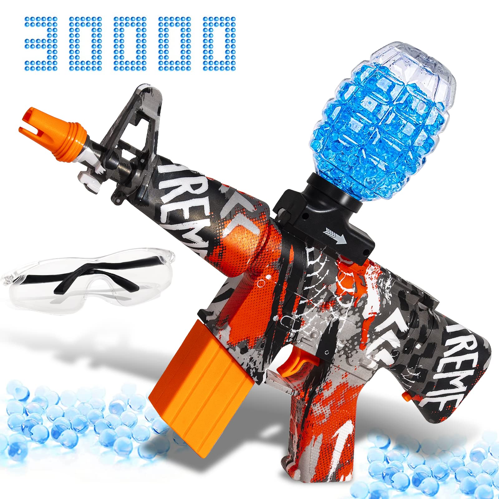 Electric Gel Ball Blaster Automatic Splatter Ball Gun With 31 ...