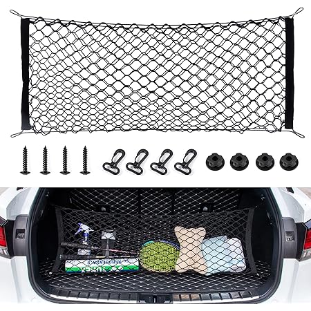 Amazon.com: Alpmosn Stretchable Car Cargo Net Adjustable Elastic ...
