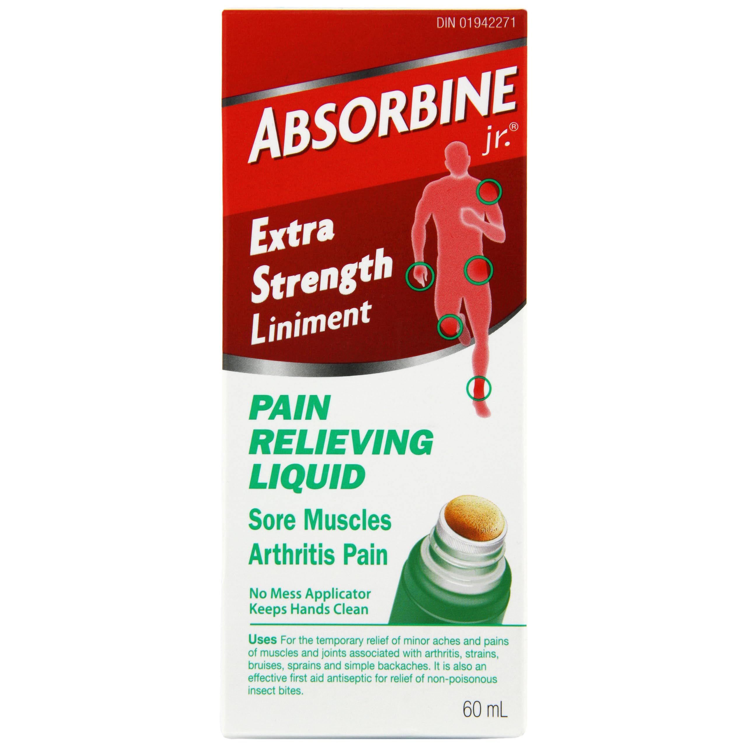 Absorbine Jr Liniment Extra Strength 60 milliliter : Amazon.ca: Health ...
