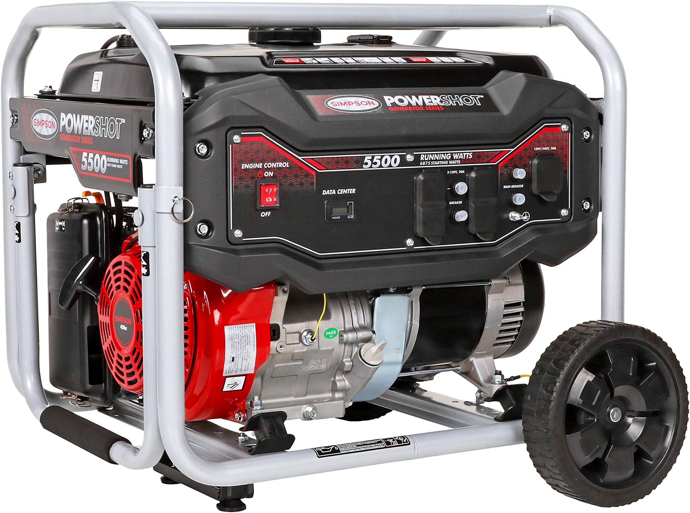 Amazon.com : DuroMax DS4000WGE 3500 Running Watts/4000 Starting Watts ...