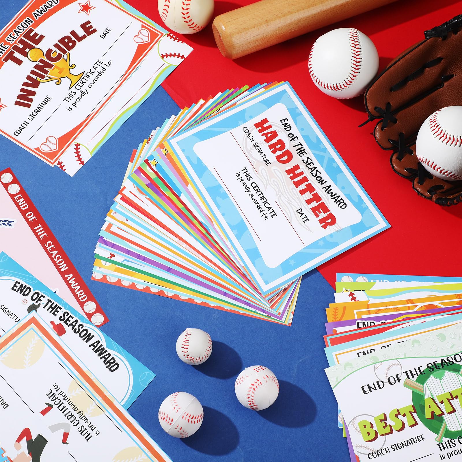 Sports Achievement Award Certificates, Baseball Certificates