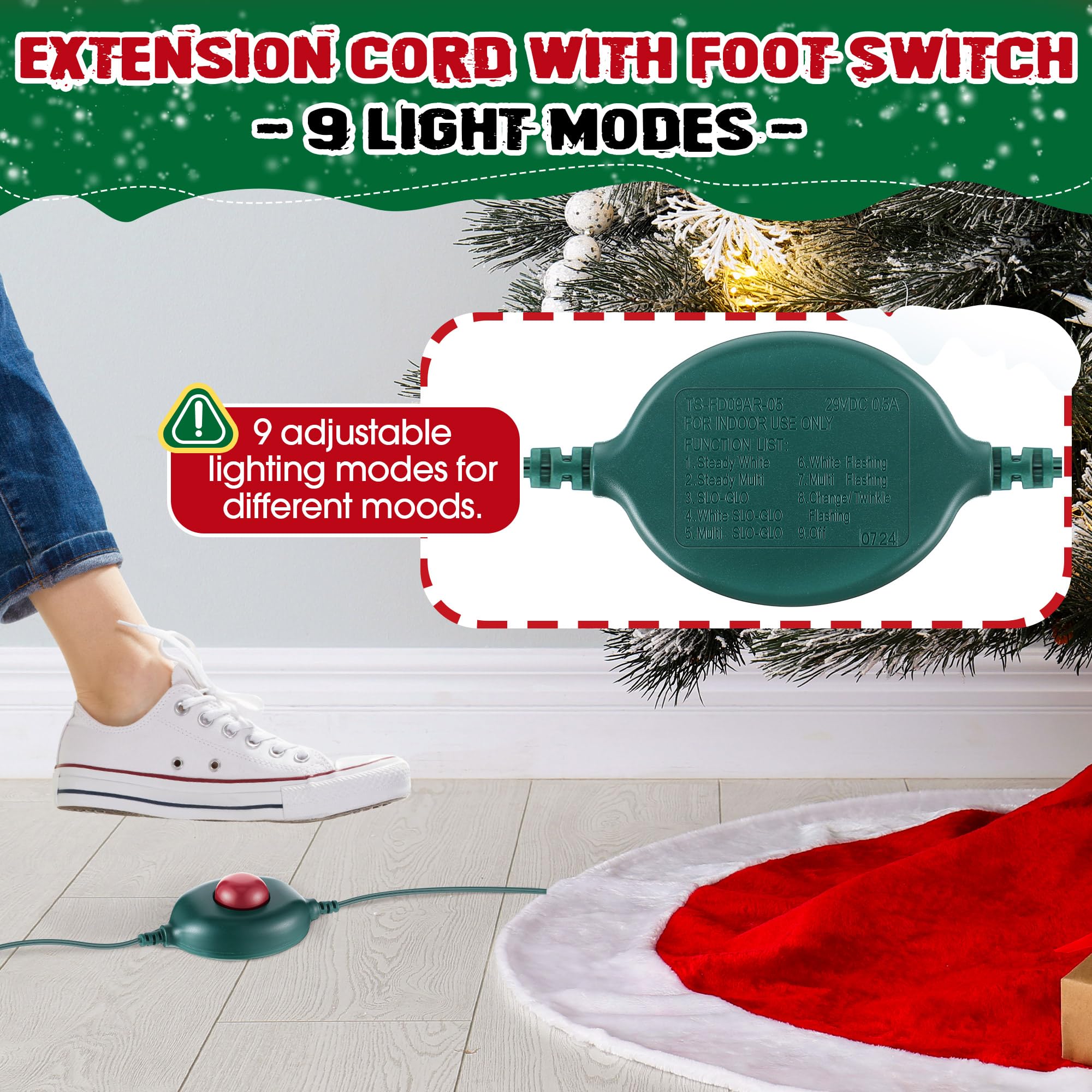 Power Cord Christmas Tree