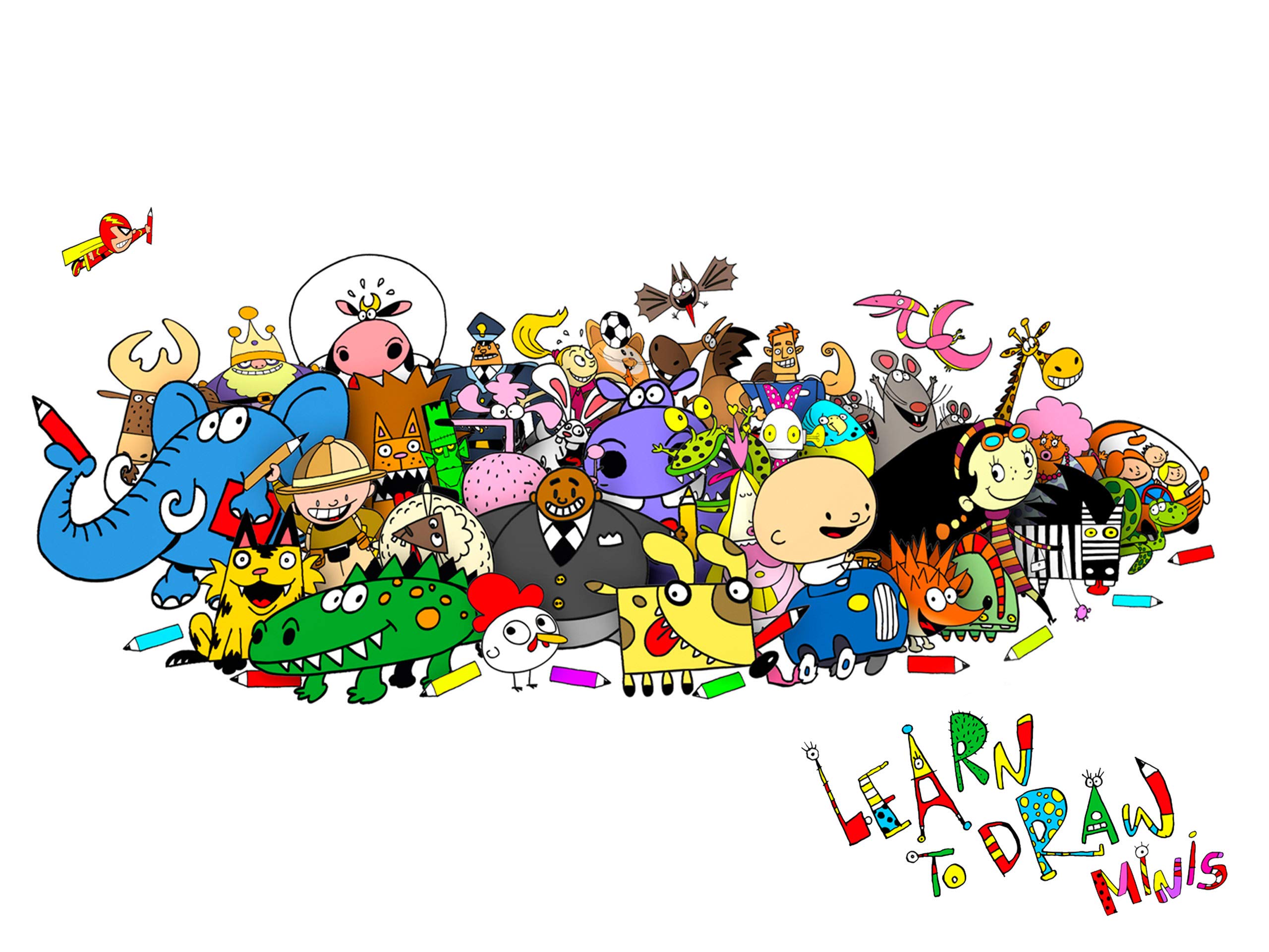 Watch Learn To Draw Minis | Prime Video