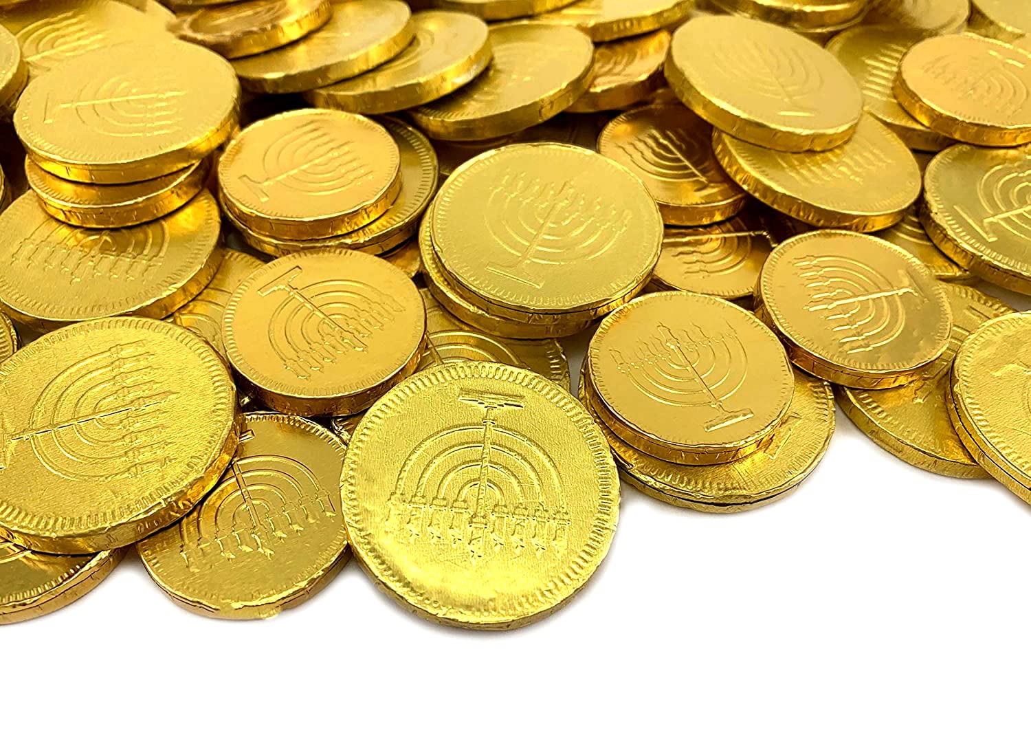Snapklik.com : Hanukkah Gelt Golden Coins, Belgian Milk Chocolate Candy