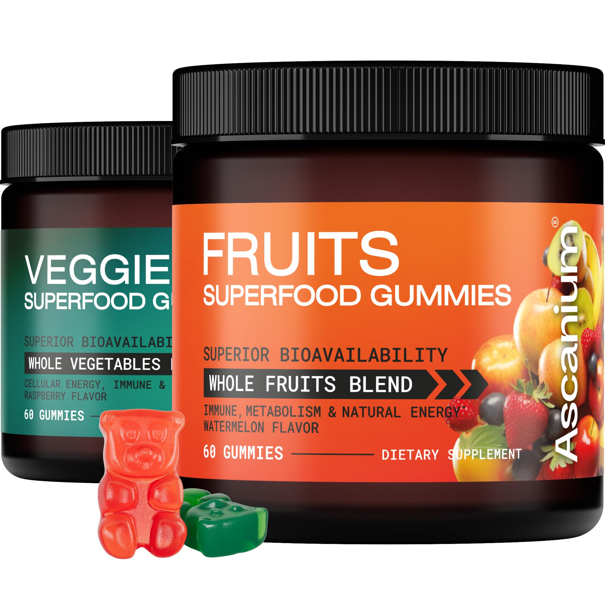 Amazon.com: Ascanium Fruits and Veggies Gummies : Health & Household