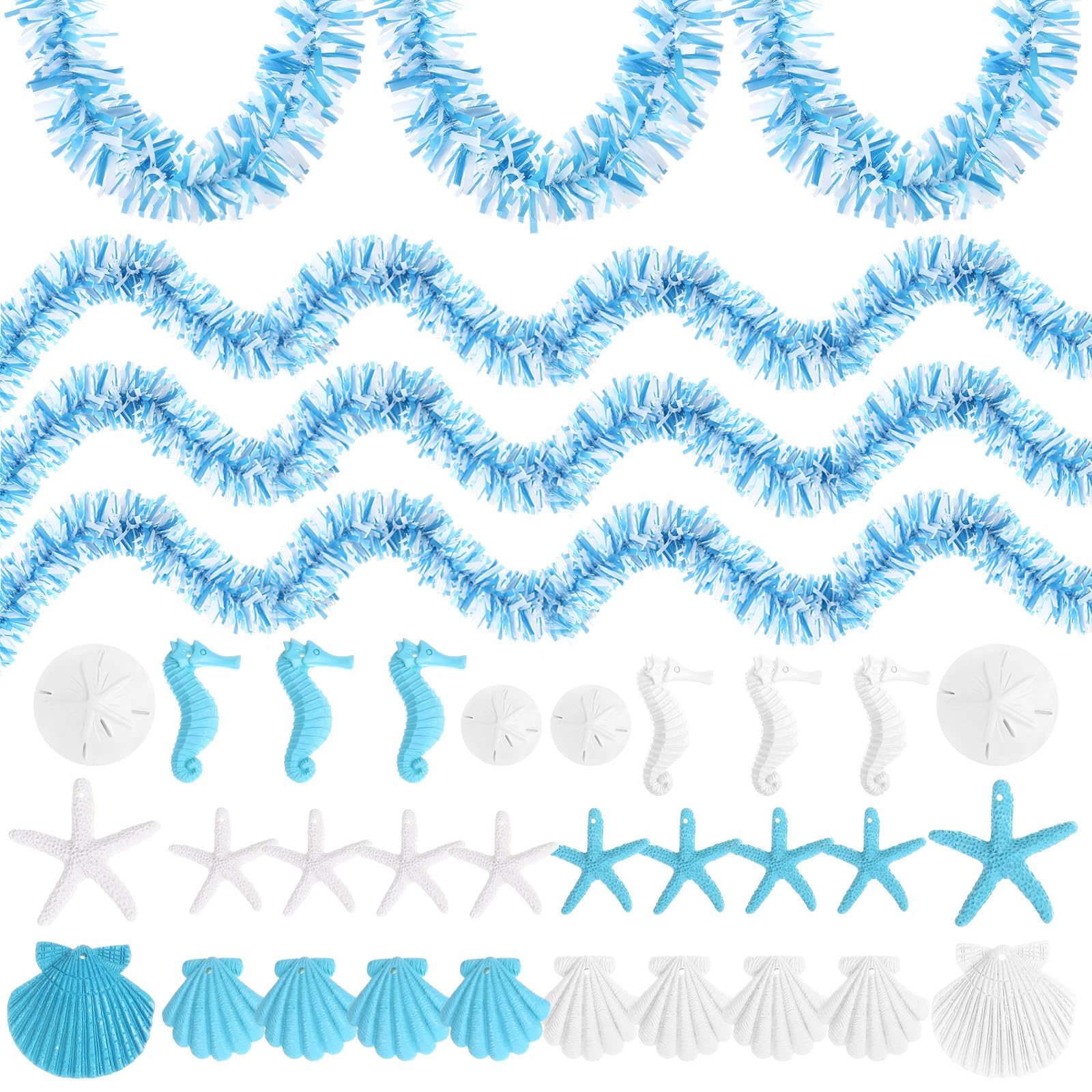 Amazon.com: 40FT Under The Sea Party Decorations Ocean Classroom Decor ...