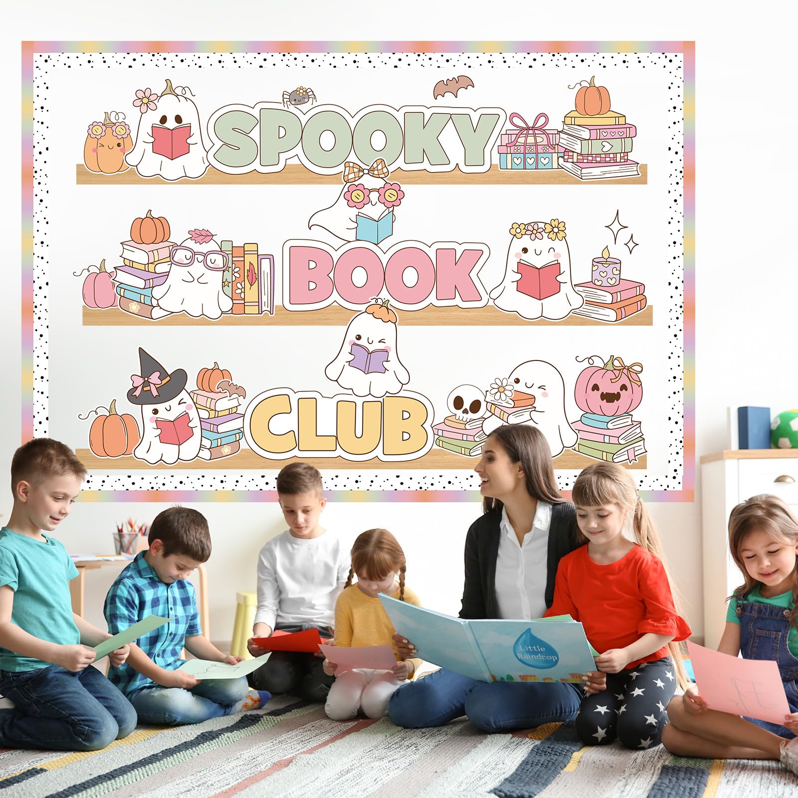 Snapklik.com : Pasimy Halloween Bulletin Board Decorations Set ...