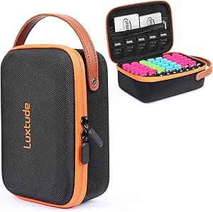 Amazon.com: Luxtude Flash Drive Case with Labels, USB Storage Case, 49 ...