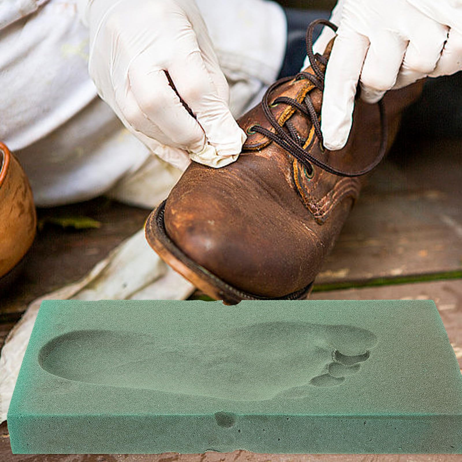 Snapklik.com : Box Foot Molding Box Oot Impression Foam Case Footprint ...