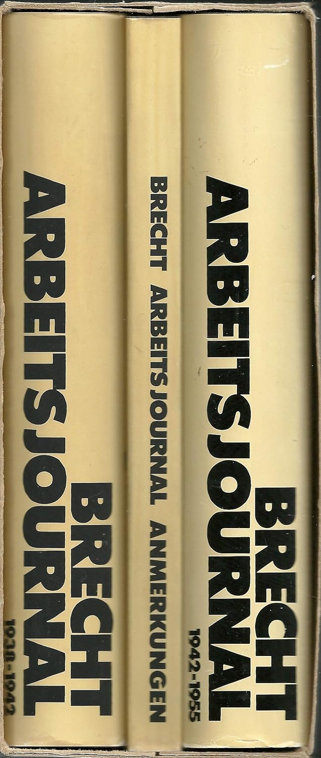 Amazon.com: Bertolt Brechts Arbeits Journal (3 Volume Set ...