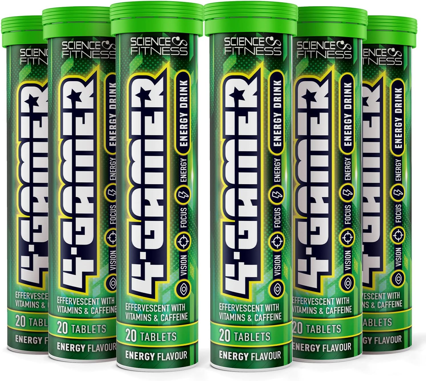 Gaming Supplement 4Gamer- Stimulants for Energy, Focus & Vision ...