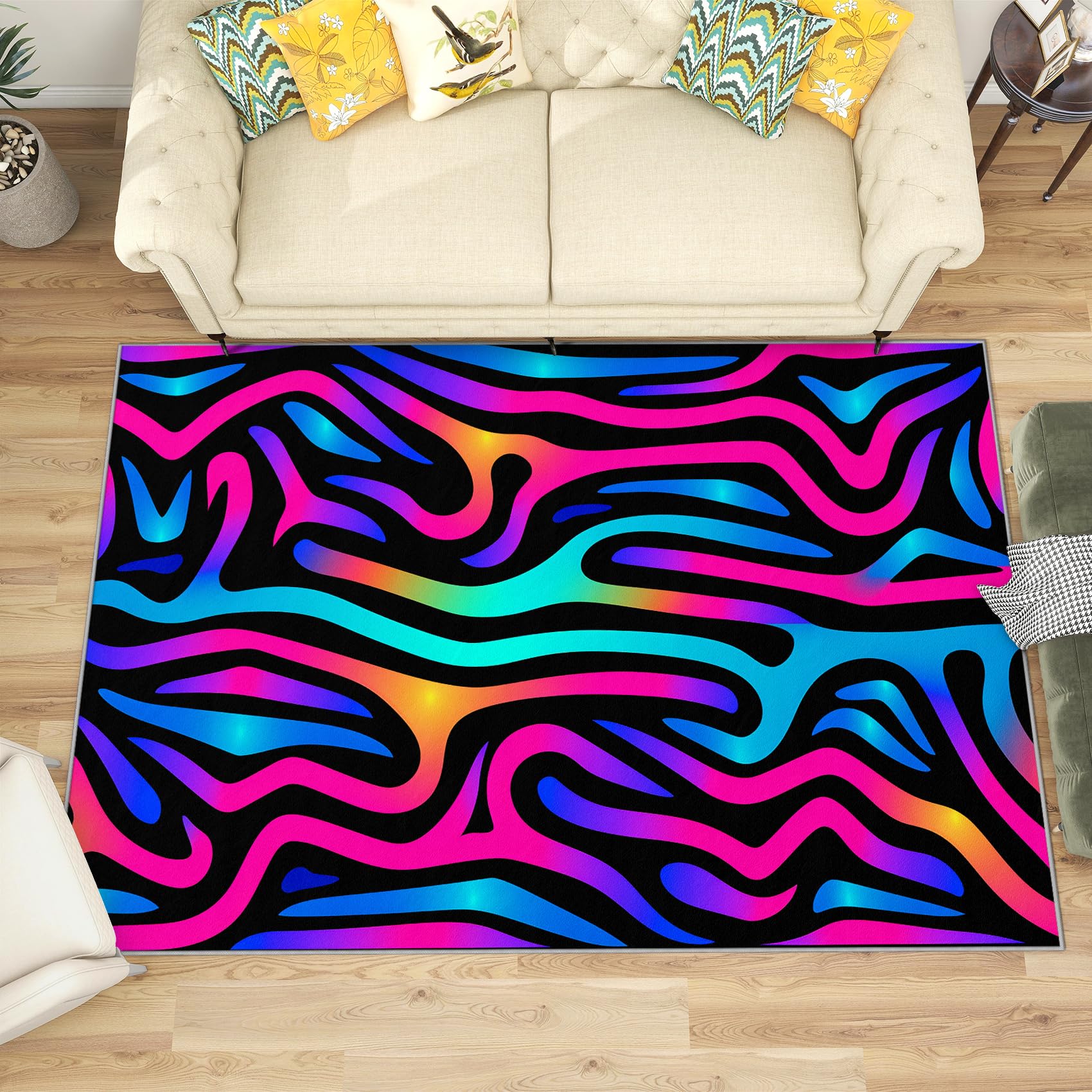 Amazon.com: SherAvant Trippy Rugs for Bedroom - 2x3 Rug - Trippy Rug ...