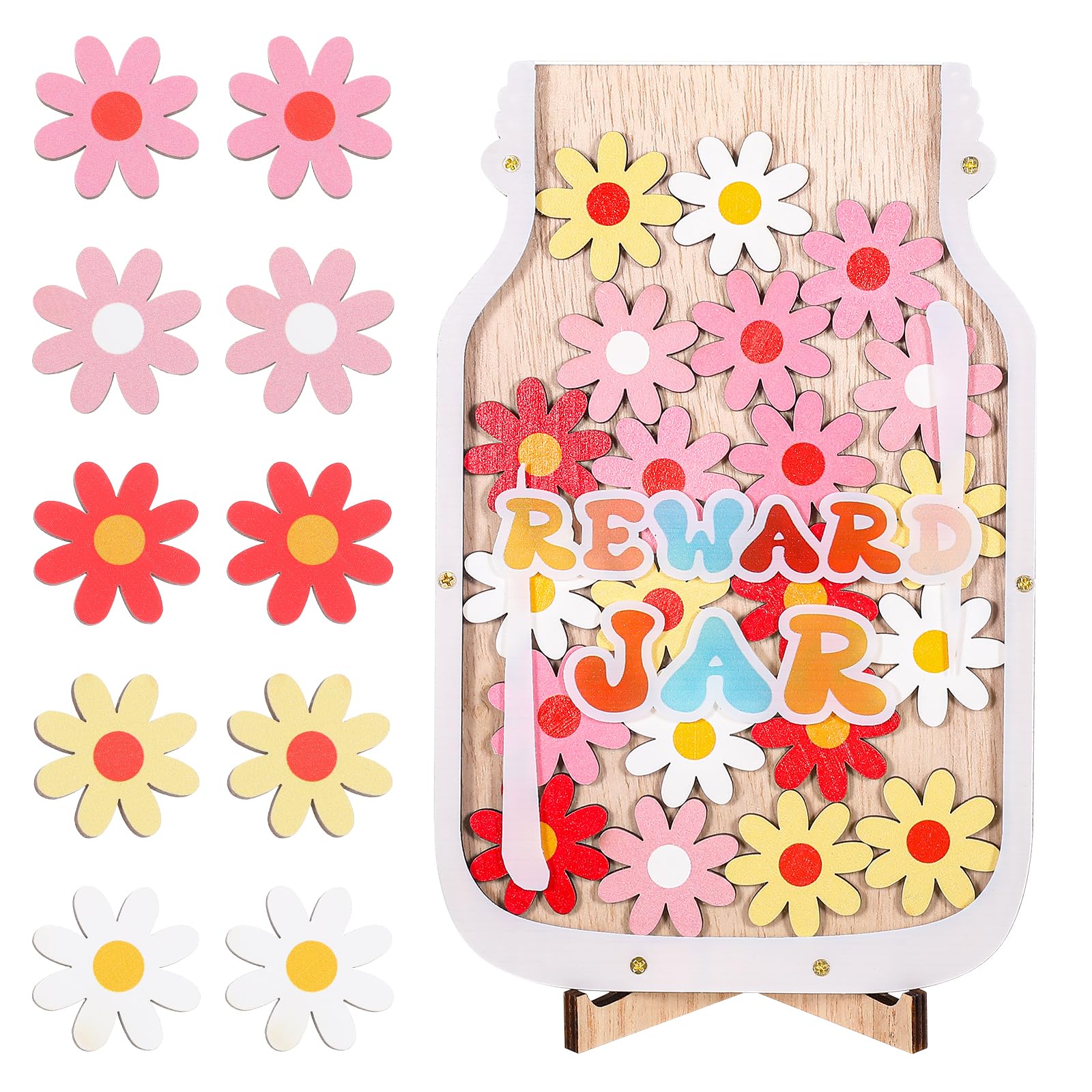 Amazon.com : Flower Jar Reward System Reward Jar Kids Incentive Reward ...