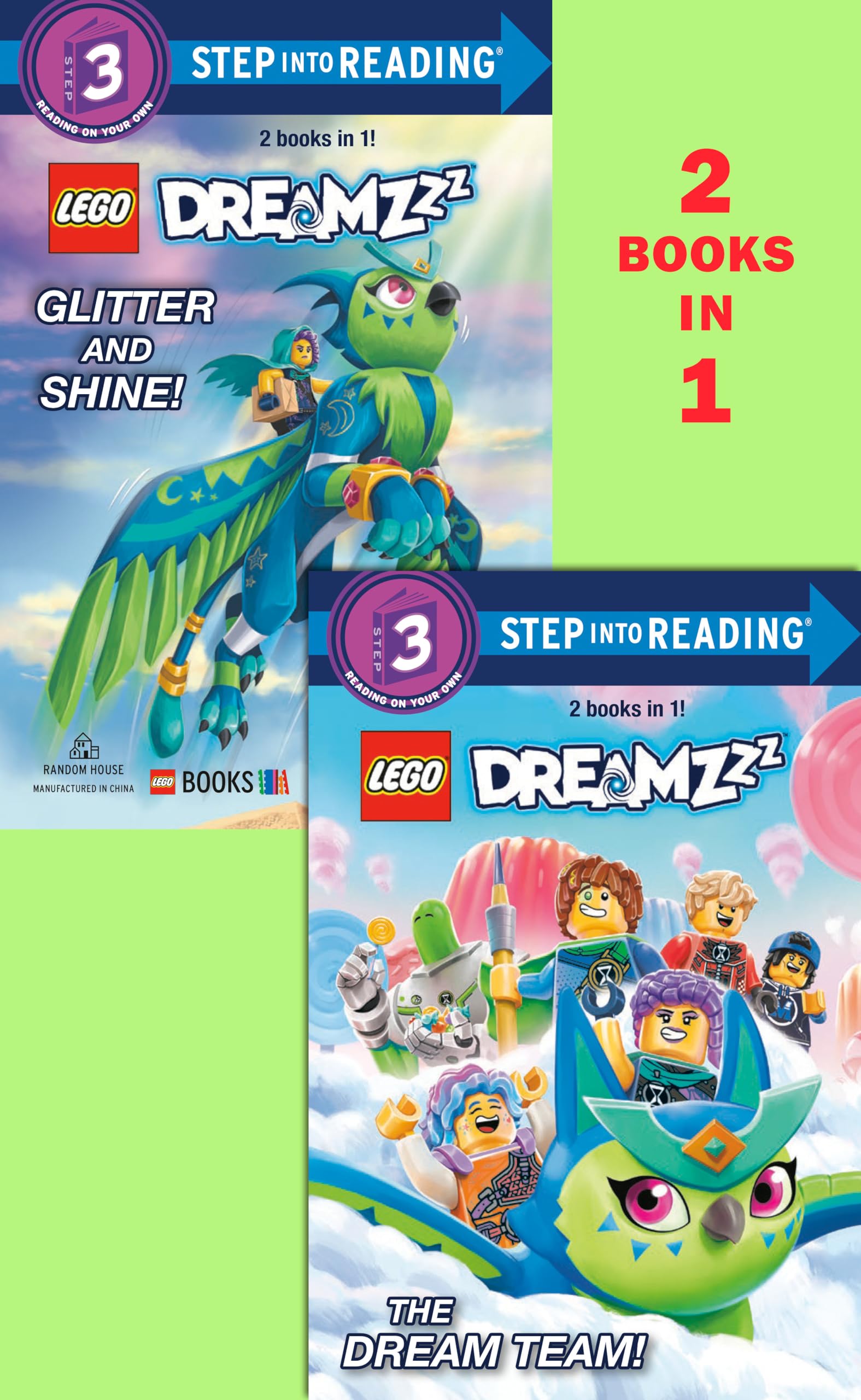 The Dream Team!/Glitter and Shine! (LEGO DREAMZzz) (Step into Reading ...